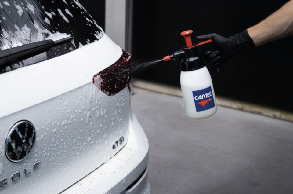 Cartec Refinish Process - Prepare for compounding